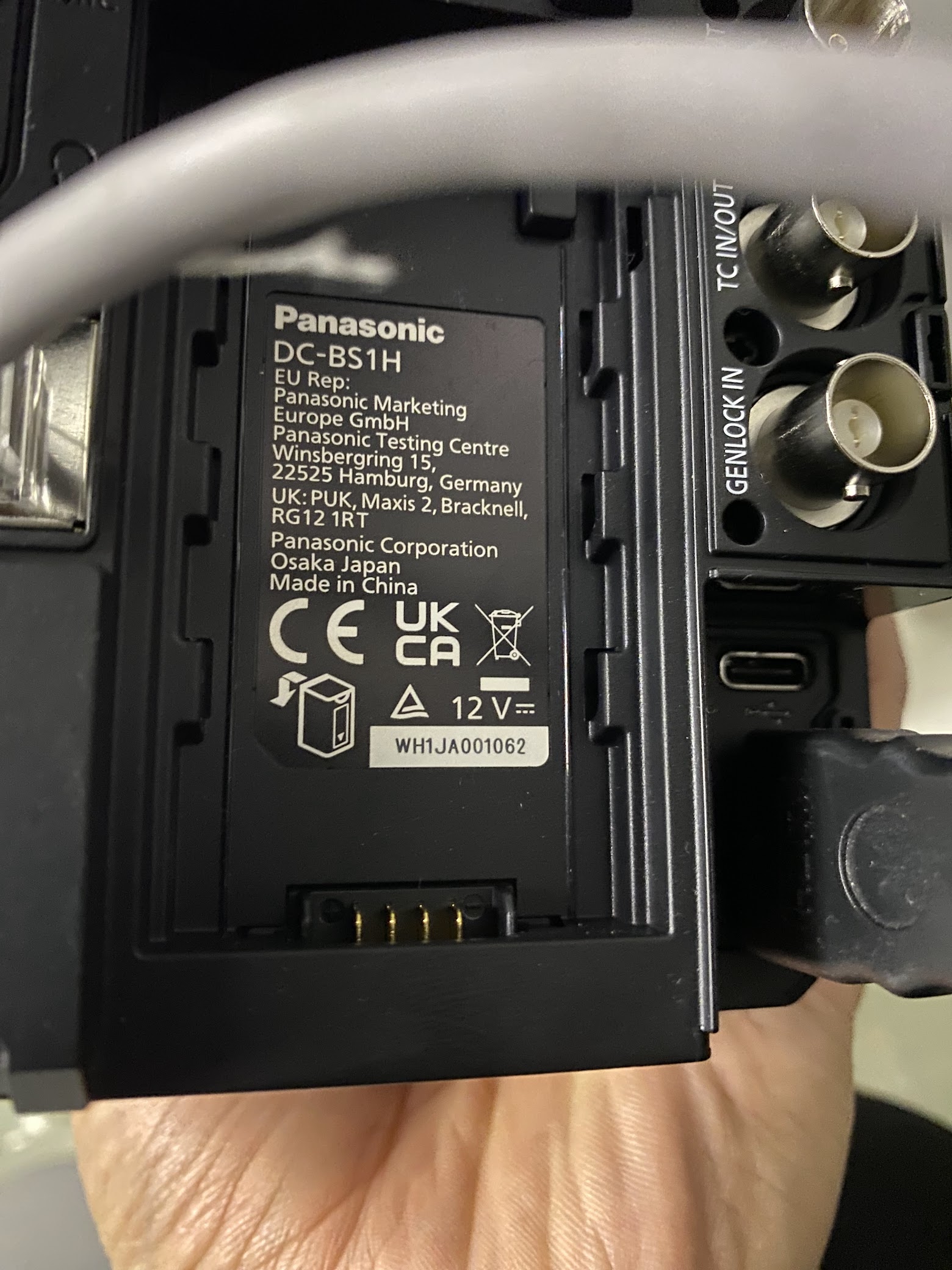 Any other place to find 11-digit alpha-numeric code for GH5, other than ...